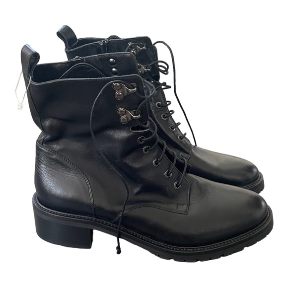 Napoleoni | Shoes | New Napoleoni Leather Combat Boots | Poshmark